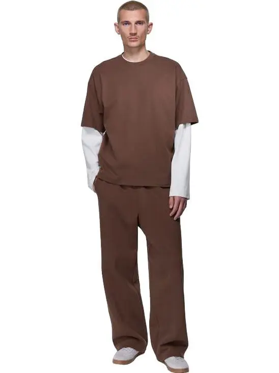 H&m Loose Fit Sweatpants - Brown