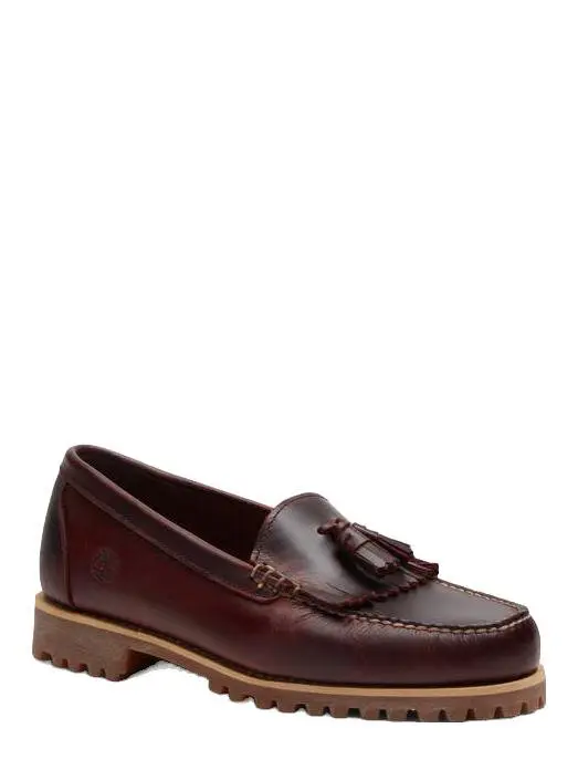 Timberland Authentic Tassel Loafer - Burgundy Full Grain