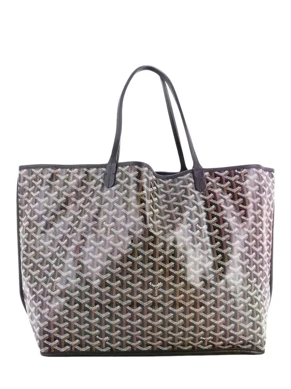 Goyard Anjou Reversible Coated Canvas Pm Tote Bag - Black