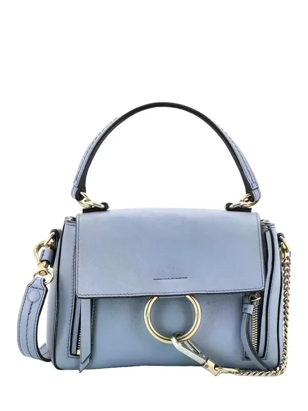 Chloé Faye Day Bag Mini Shoulder Bag - Blue