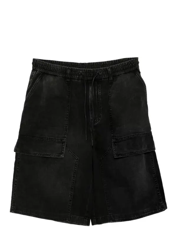 JUUN.J Cargo Denim Shorts - Black