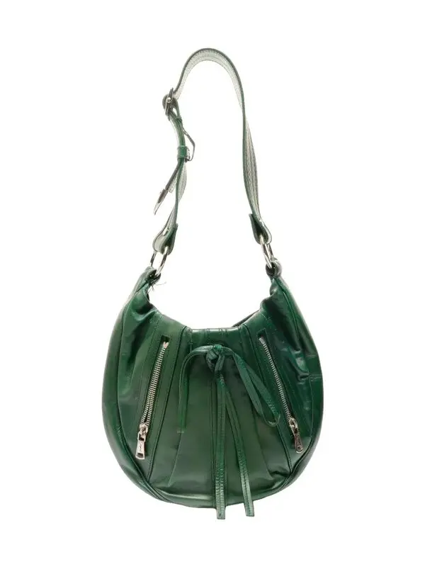Saint Laurent Leather Shoulder Bag - Green