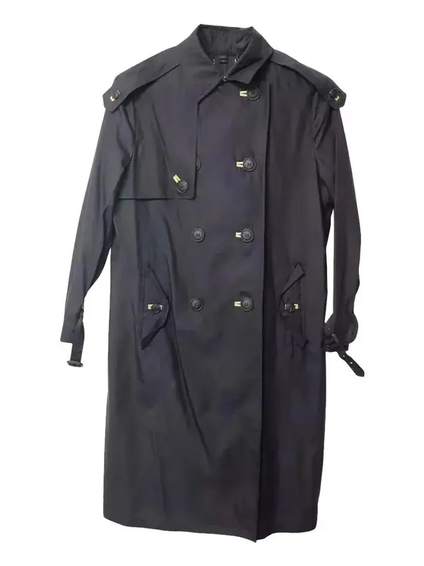 Burberry Double-breasted Trench Coat - Black