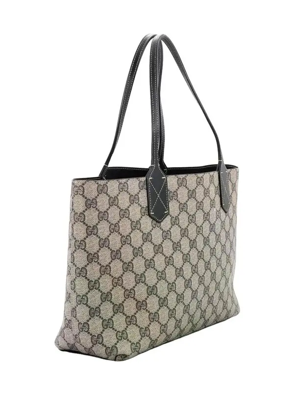 Gucci Reversible Gg Print Leather Tote Bag - Brown