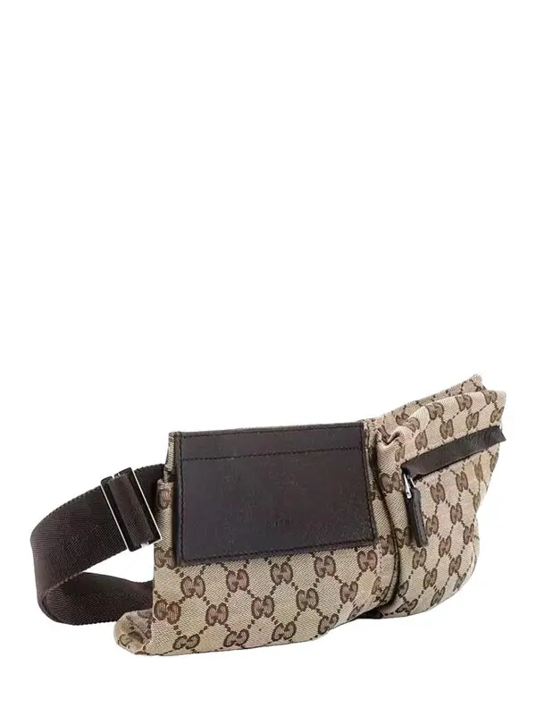 Gucci Gg Canvas Belt Bag - Brown