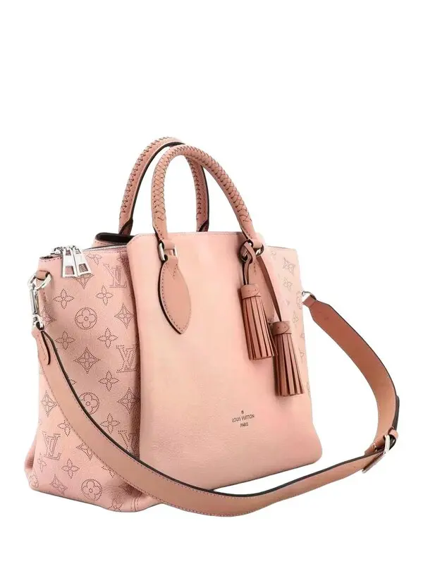 LOUIS VUITTON Mahina Leather Satchel - Pink