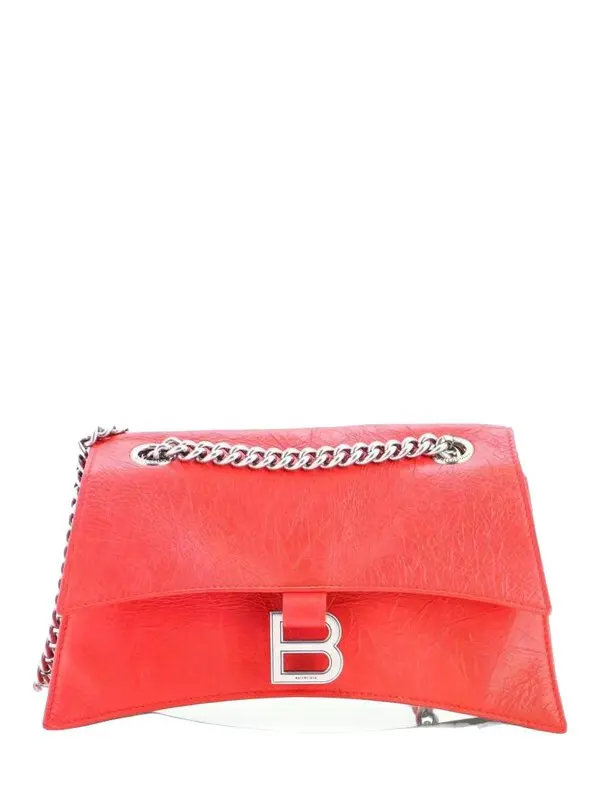 Balenciaga Leather Small Crossbody Bag - Red