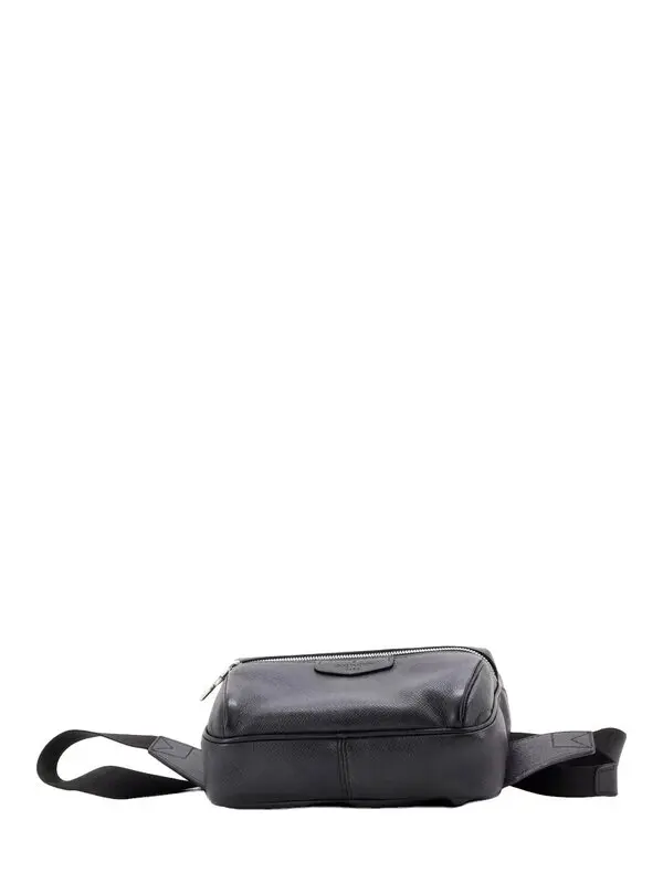 LOUIS VUITTON Taiga Leather Belt Bag - Black