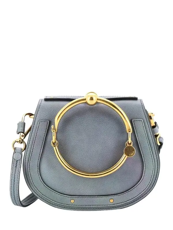 Chloé Nile Leather Mini Crossbody Bag - Green