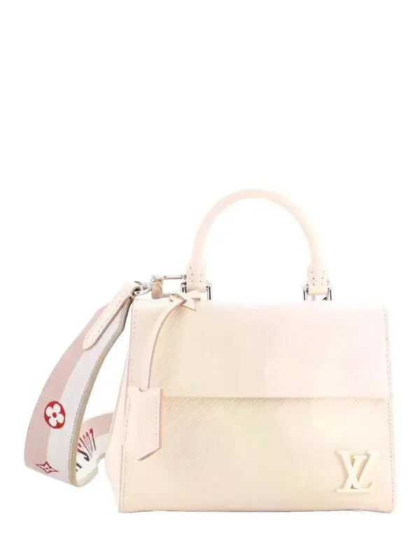 LOUIS VUITTON Cluny Top Handle Bag Epi Leather Mini Satchel - Neutrals