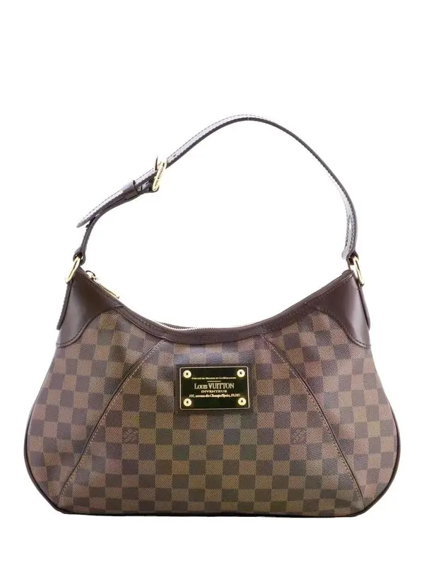 LOUIS VUITTON Damier Gm Thames Hobo Bag - Brown