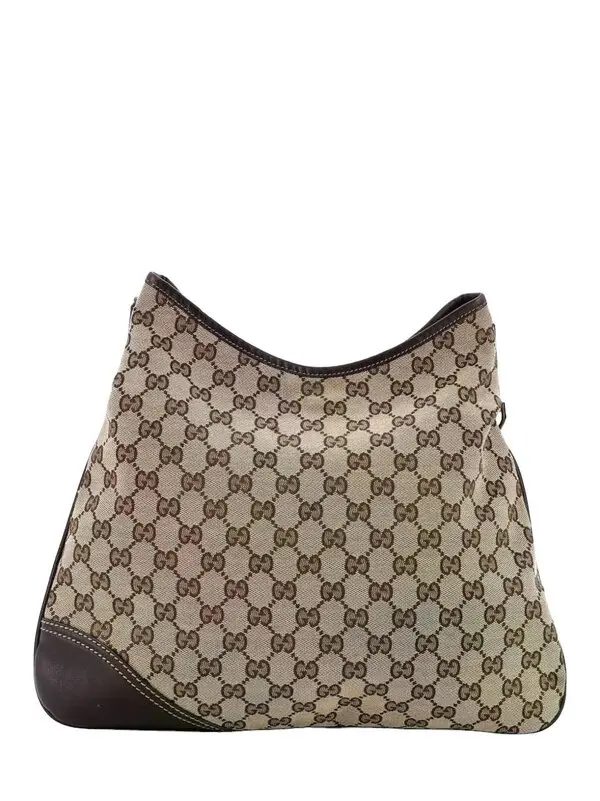 Gucci Gg Canvas Medium Hobo Bag - Brown