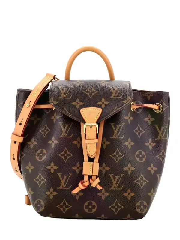 LOUIS VUITTON Montsouris Nm Monogram Canvas Bb Backpack - Brown