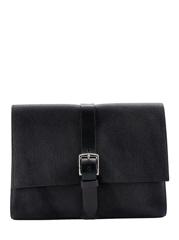 Hermès Etrivière Ii Folder Pouch Togo 29 Clutch Bag - Black