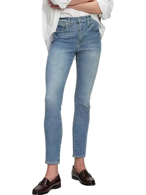 Gap Skinny Fit Cropped Denim Jeans - Blue