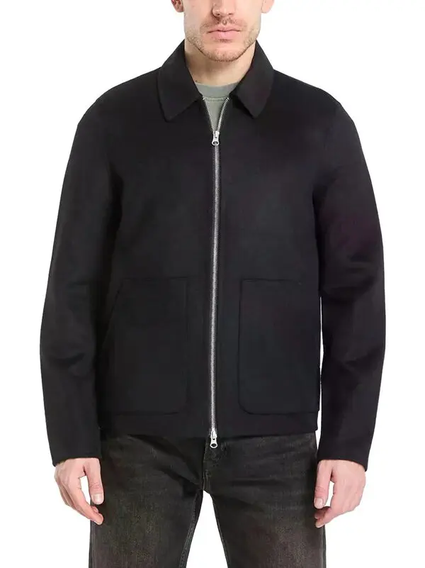 SAMSOE SAMSOE Zip-fastening Pocket Jacket - Black