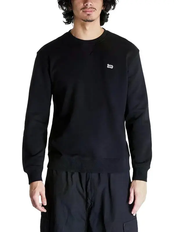 LEEM Logo Patch Sweatshirt - Black