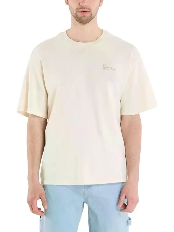 KARL KANI Cotton T-shirt - Neutrals