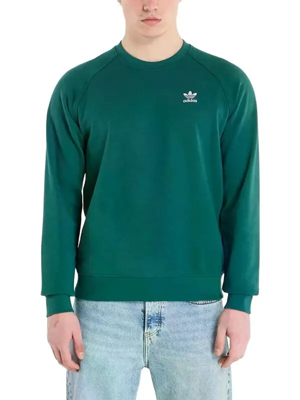 Adidas Trefoil Logo Crewneck Sweater - Green