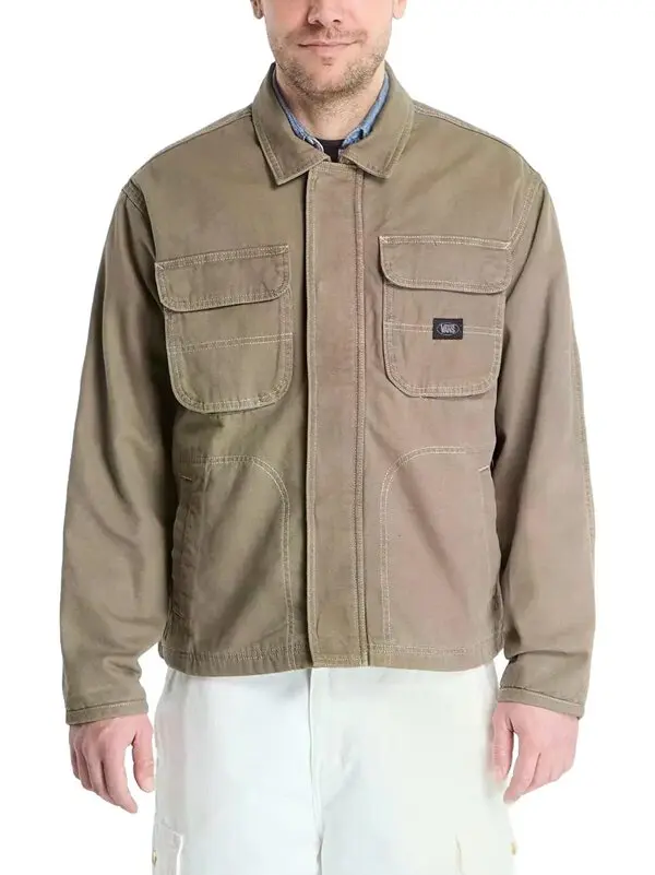 VANS Textured Canvas Chore Jacket - Neutrals