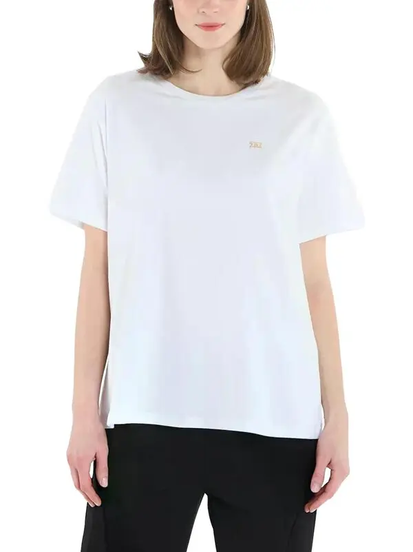 EA7 Logo Plaque T-shirt - White