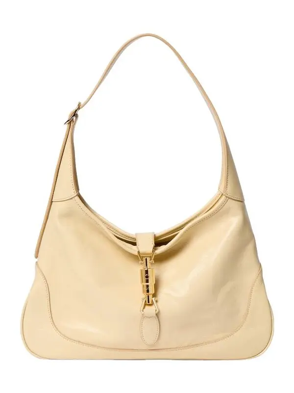 Gucci Jackie 1961 Shoulder Bag In Leather - Yellow