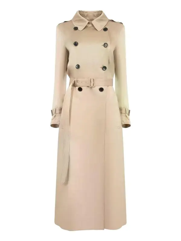 TOM FORD Double-breasted Trench Coat - Neutrals