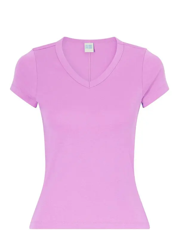 FLORE FLORE Jill Baby Tee Organic Cotton-jersey T-shirt - Pink