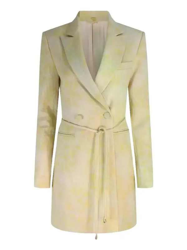 Cult Gaia Benney Belted Blazer - Yellow