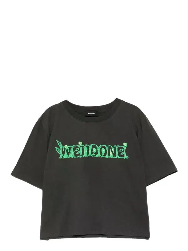 We11Done Graphic Print T-shirt - Grey