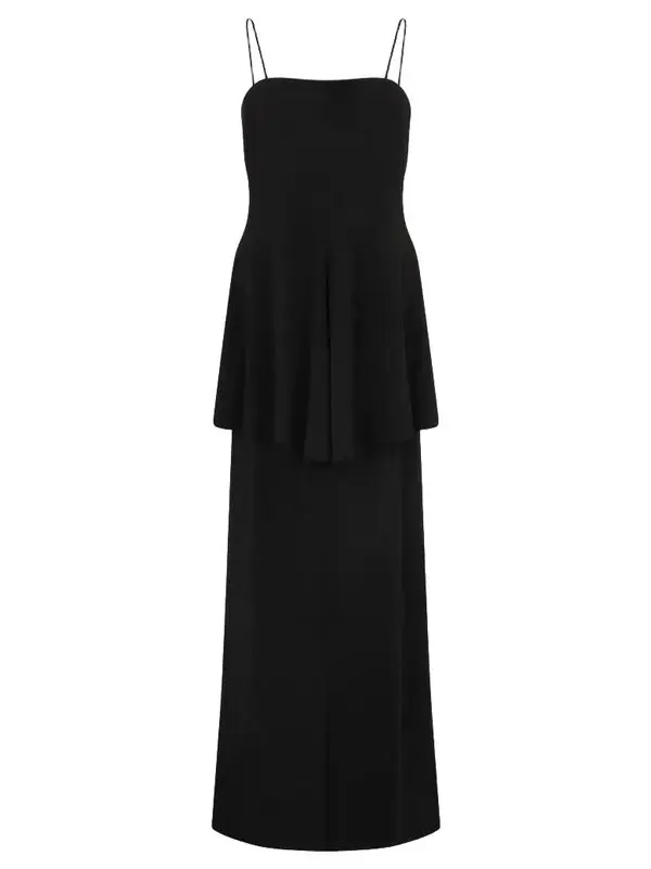 Emporio Armani Two-piece Effect Dress - Black