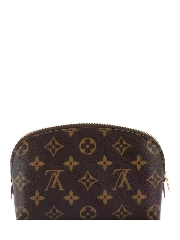 LOUIS VUITTON Monogram Canvas Pm Pouch - Brown