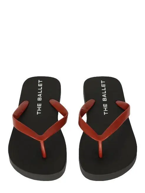 THE BALLET Flip Flops - Black