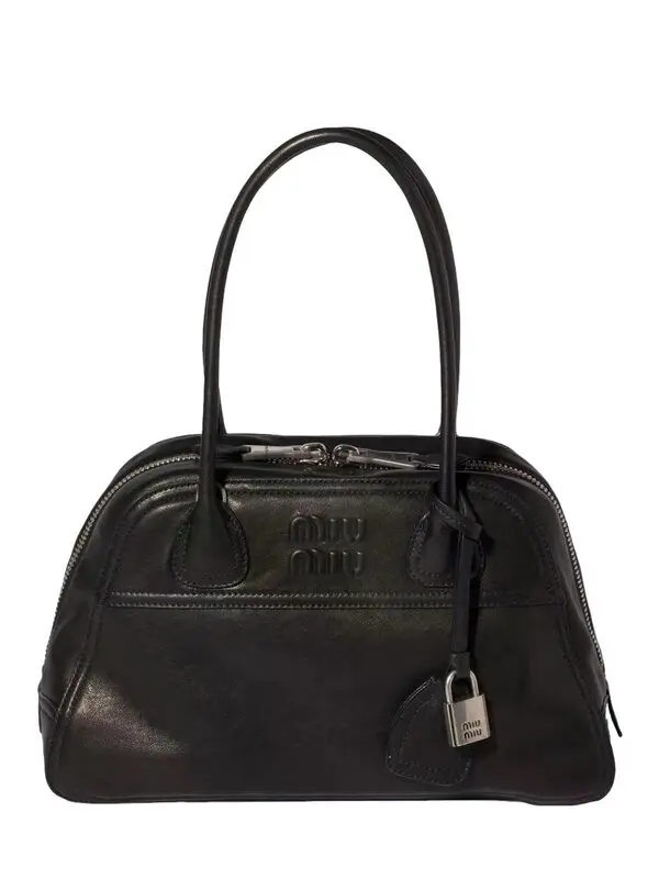 Miu Miu Vivant Leather Bag - Black