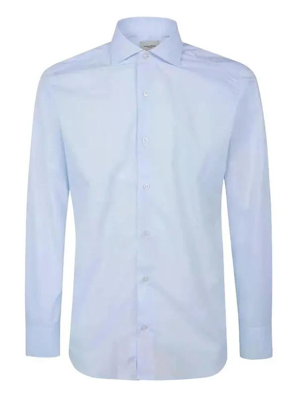 TINTORIA MATTEI 954 Srafur Buttoned Shirt - Blue