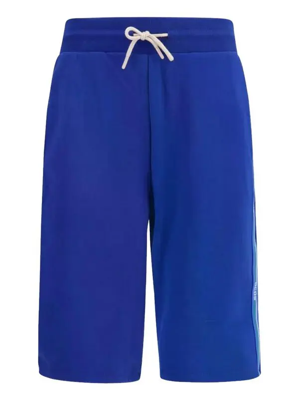 Gcds Logo Tape Track Shorts - Blue