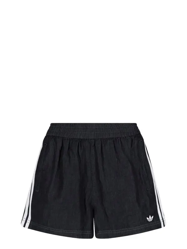 Adidas Denim Sweatshorts - Black