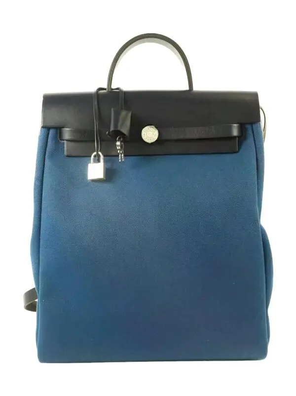 Hermès Herbag Backpack - Blue