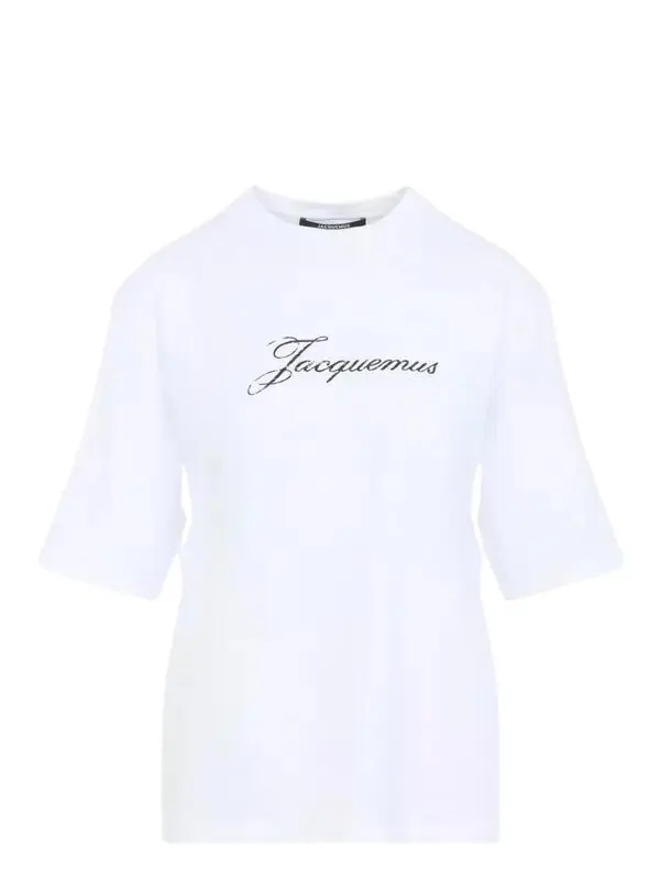 Jacquemus Logo Print T-shirt - White