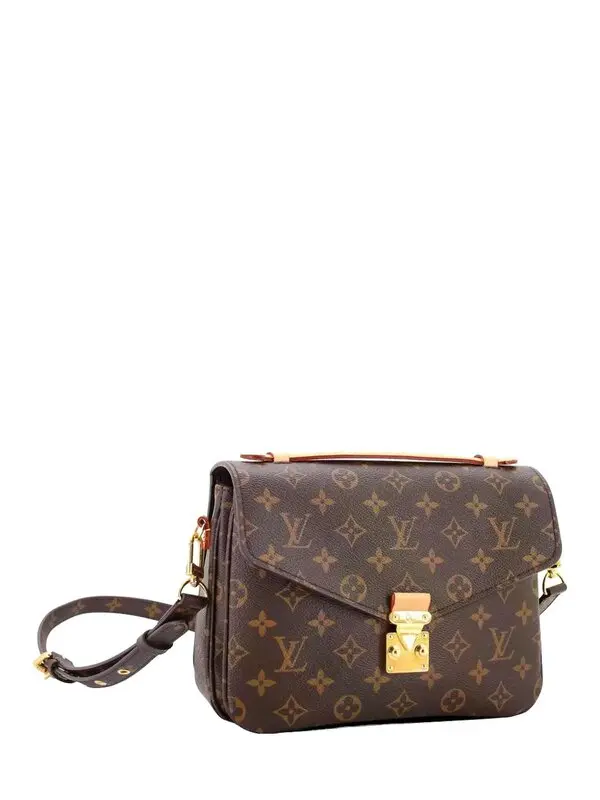 LOUIS VUITTON Monogram Canvas Pochette Metis - Brown