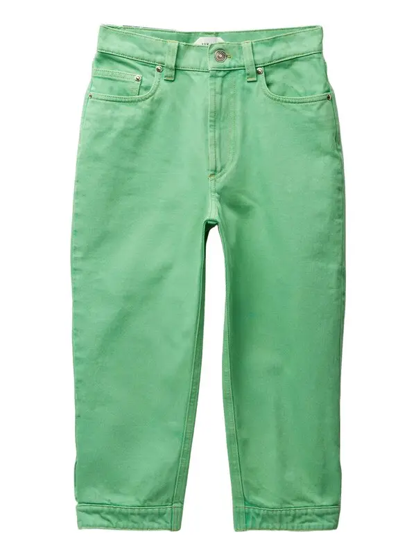 Versace Capri Jeans With Medusa Hardware - Green