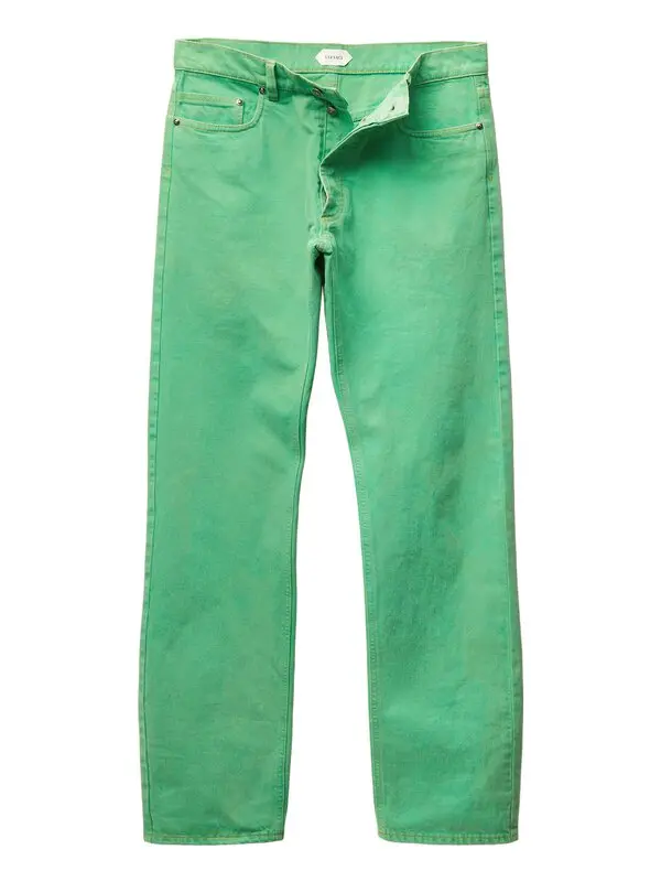 Versace Straight Leg Jeans - Green