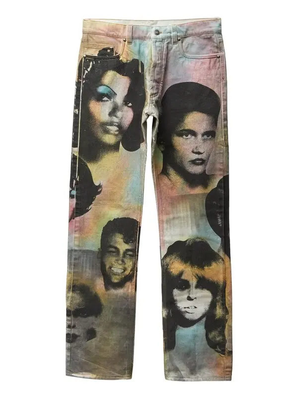 Versace The Party" Straight-leg Jeans - Print