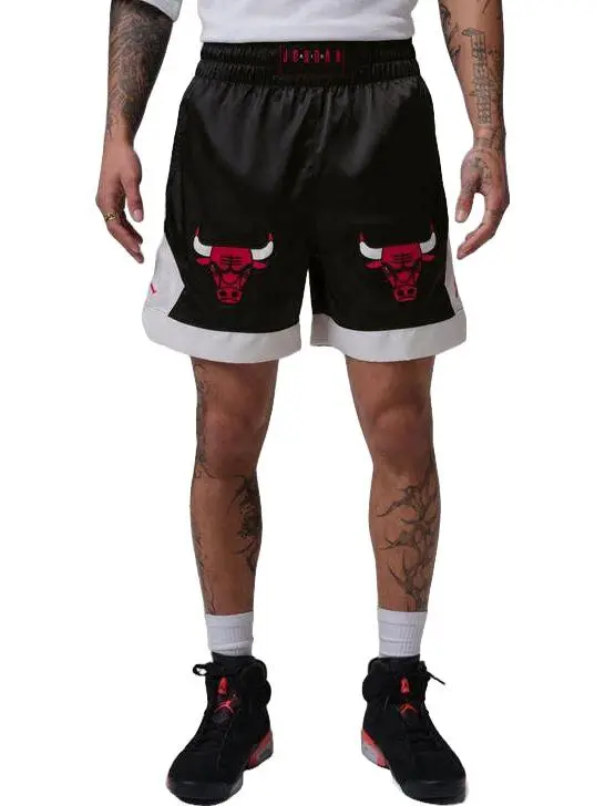 JORDAN Muay Thai Inspired Athletic Shorts - Black/sail/university Red