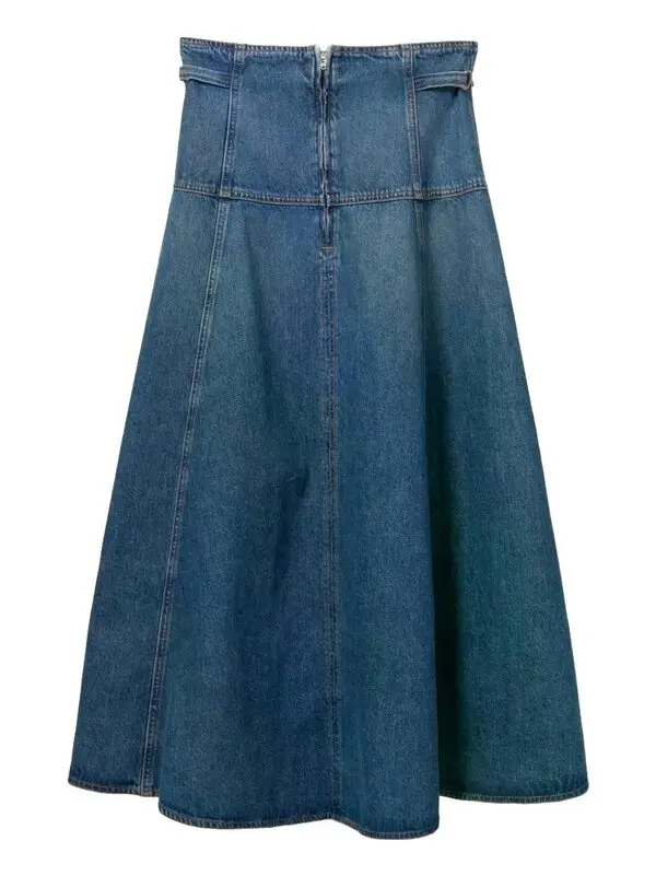 Ulla Johnson The Brigette Midi Skirt - Blue