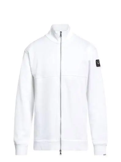 Paul & Shark Terry Zip Up Sweatshirt - White