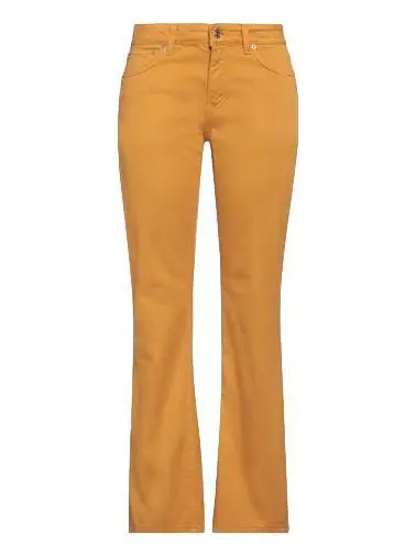 DEPARTMENT 5 Cotton Blend Flared Pants - Yellow