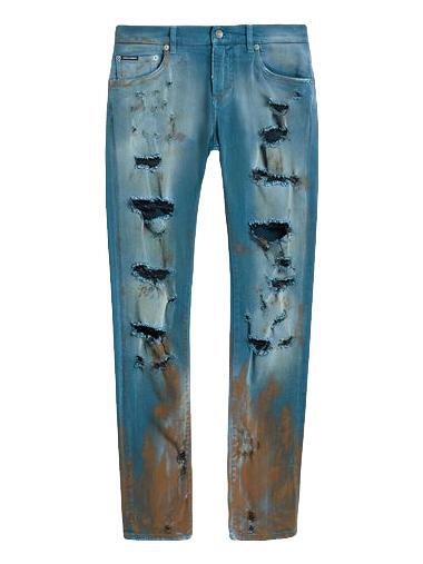Dolce & Gabbana Cotton Elastane Skinny Jeans - Deep Teal
