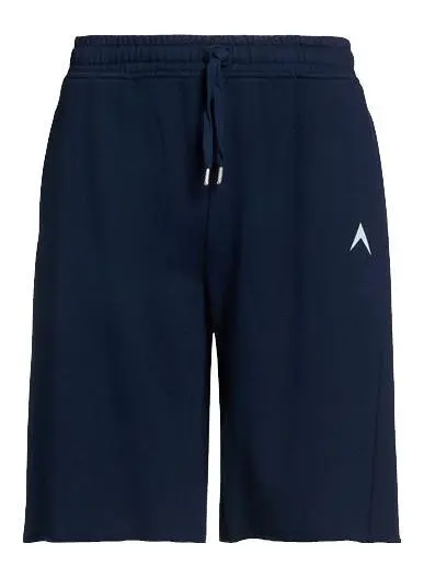 HANGAR Bermuda Shorts With Drawstring Waist - Blue