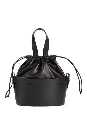 MAISON MARGIELA Leather Bucket Bag - Black